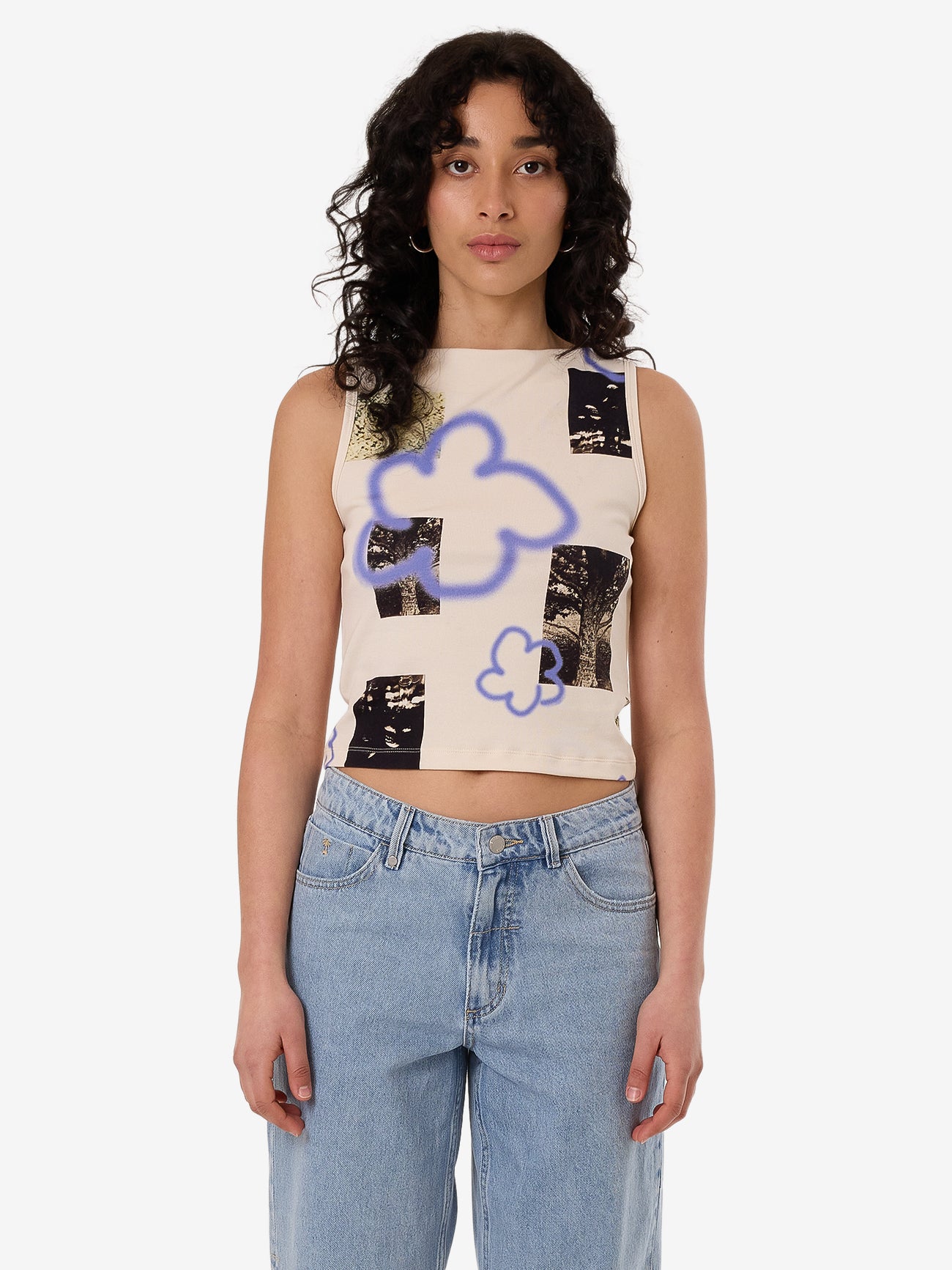 Thrills James Adams Anarchy Sabrina Tank Heritage White | West of Venus